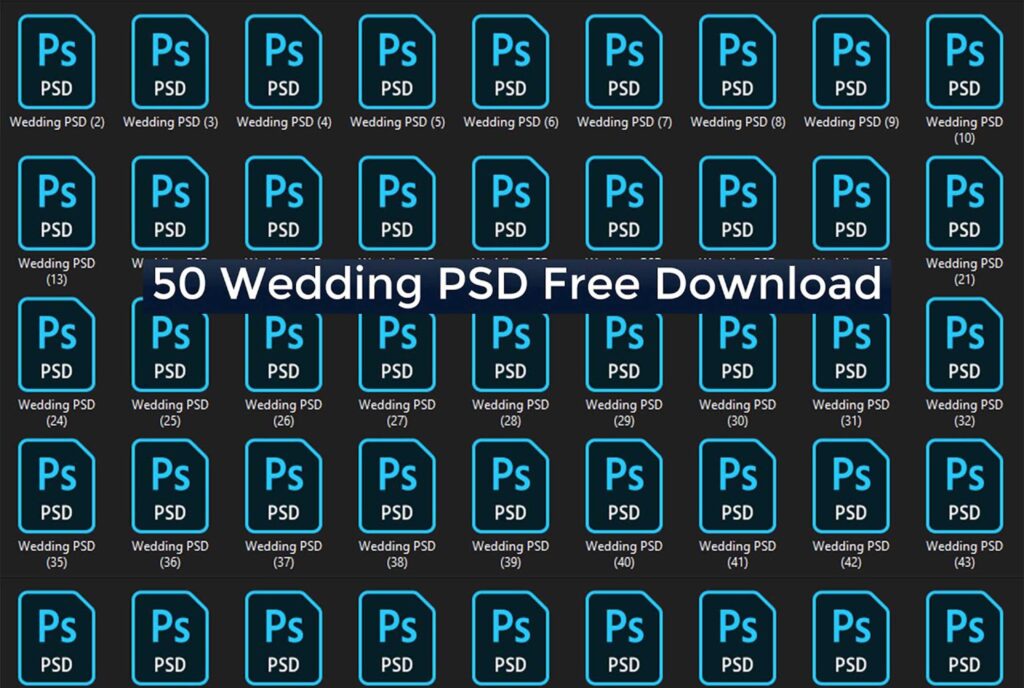 50 Best Wedding Album PSD Templates Bundle Free Download