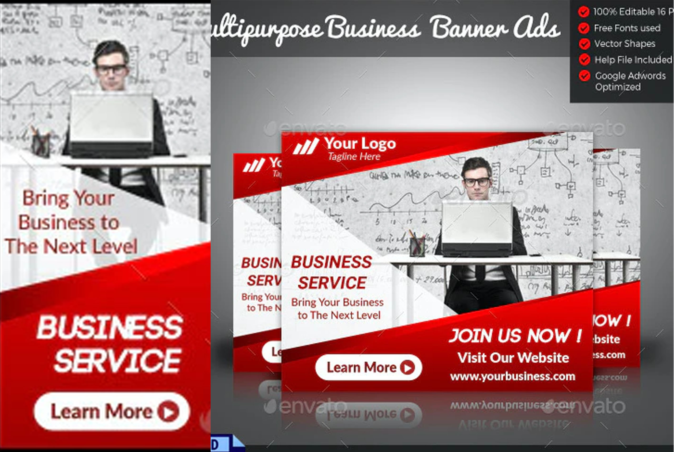 Free Business Banner Ads Templates | Design Idea 4u