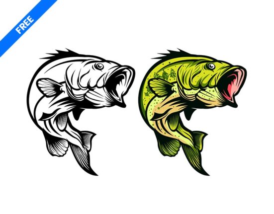 Fishing Vector Illustration Free Download | Designidea4u