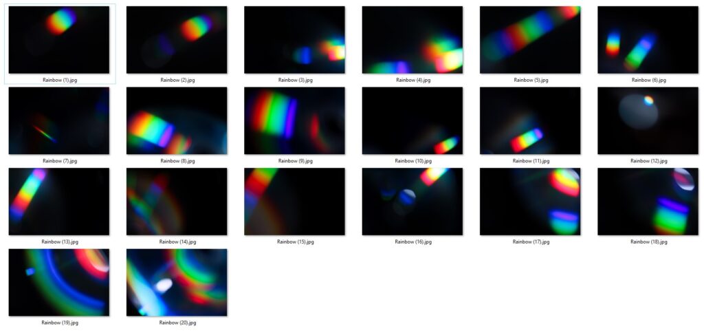 20 Rainbow Overlay Free Download | Designidea4u